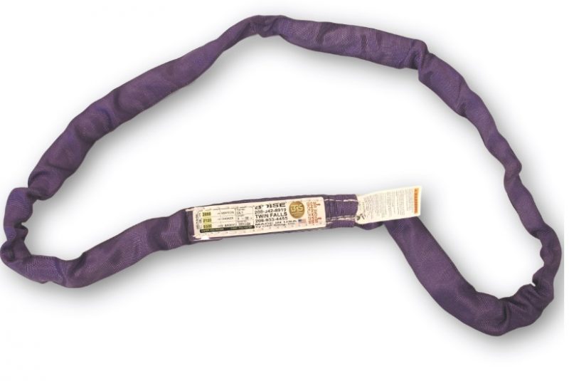 Poly Round Sling OL1 - Purple - Boise Rigging Supply
